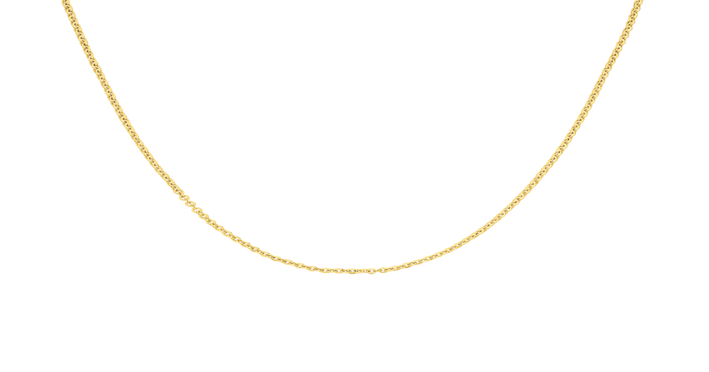 9ct 45cm Diamond Cut Trace Chain | Goldmark (NZ)