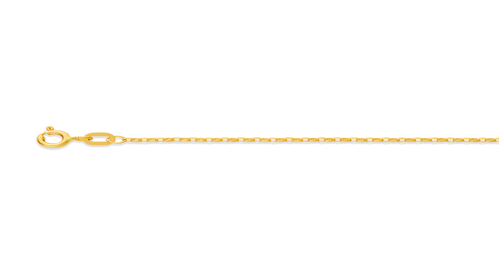 9ct, 50cm Solid Round Belcher Chain | Goldmark (NZ)