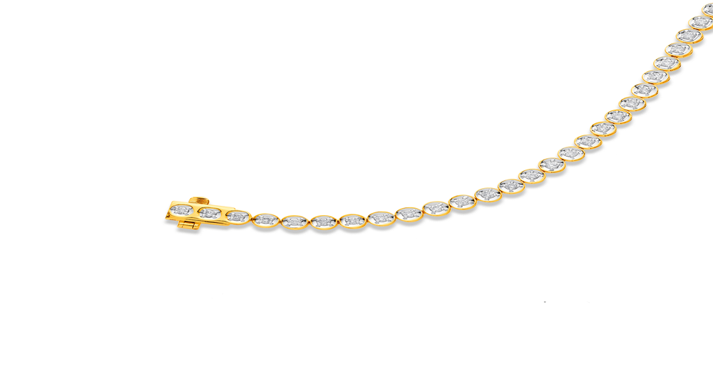 9ct, Diamond Bracelet Tdw=1ct | Goldmark (NZ)