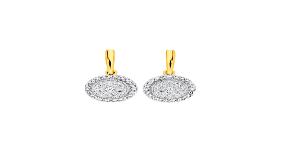 9ct, Diamond Stud Earrings | Goldmark (NZ)
