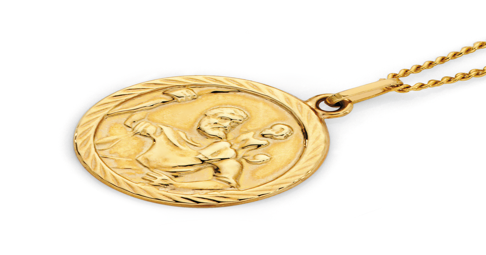9ct, St. Christopher Medal | Goldmark (NZ)