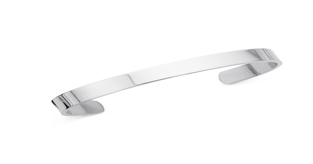 Chisel Stainless Steel Cuff Bangle | Goldmark (NZ)