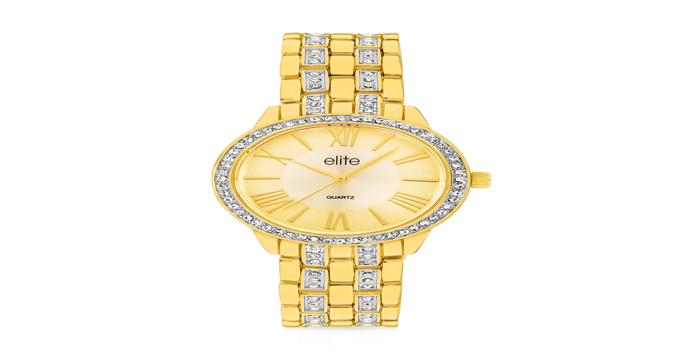 Elite Ladies Charlie Watch in Gold | Goldmark (NZ)
