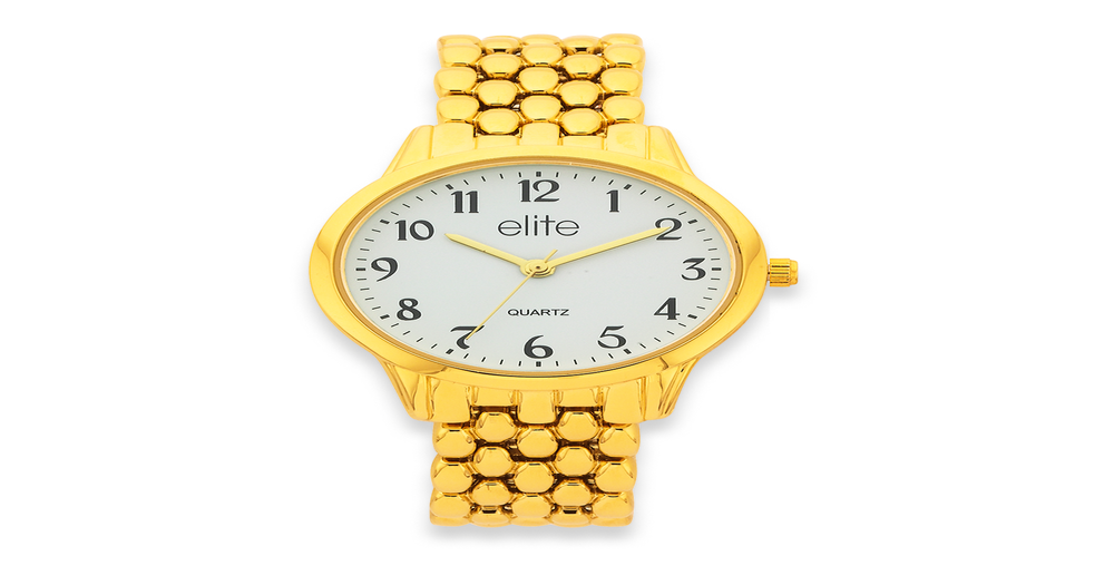 Elite Ladies Cleo Watch in Gold | Goldmark (NZ)