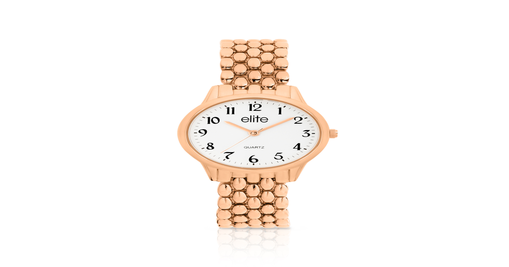 Elite Ladies Cleo Watch in Rose | Goldmark (NZ)