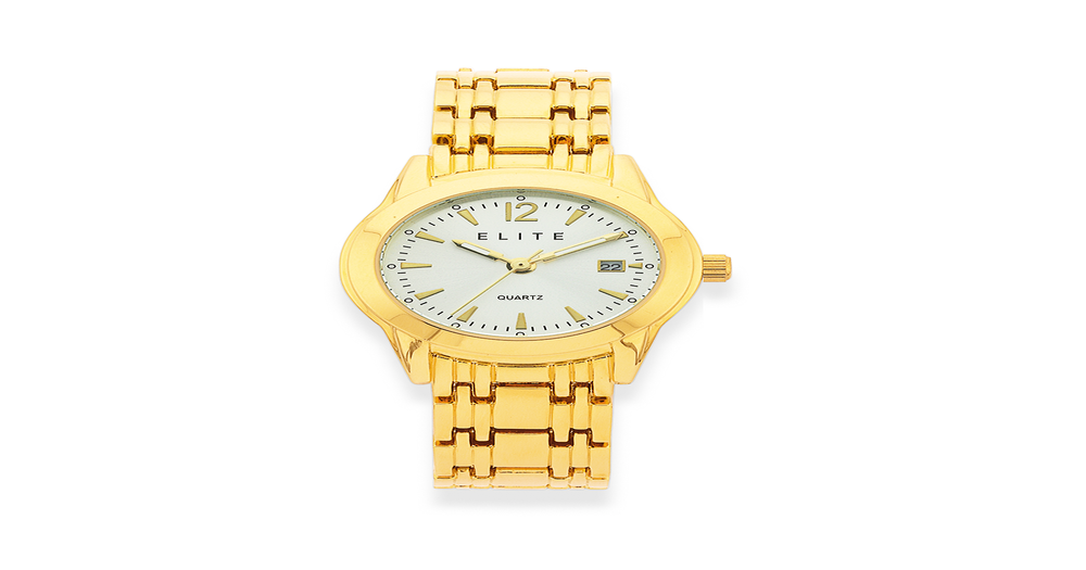 Elite Ladies Lara Watch in Gold | Goldmark (NZ)