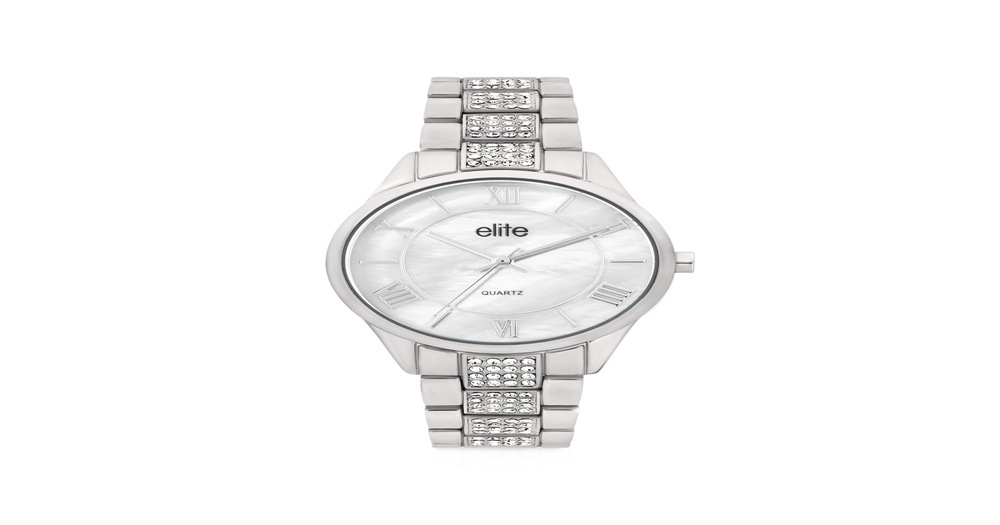 Elite Ladies Watch 5089060 in Silver | Goldmark (NZ)