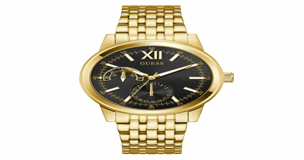 Guess Emerson Men's Watch in Gold | Goldmark (NZ)