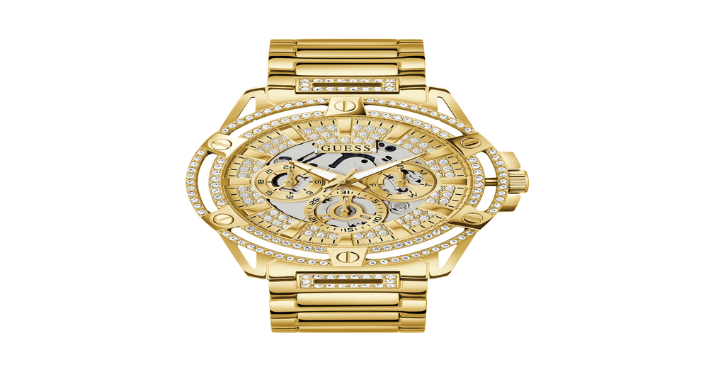 Guess King Men's Watch in Gold | Goldmark (NZ)