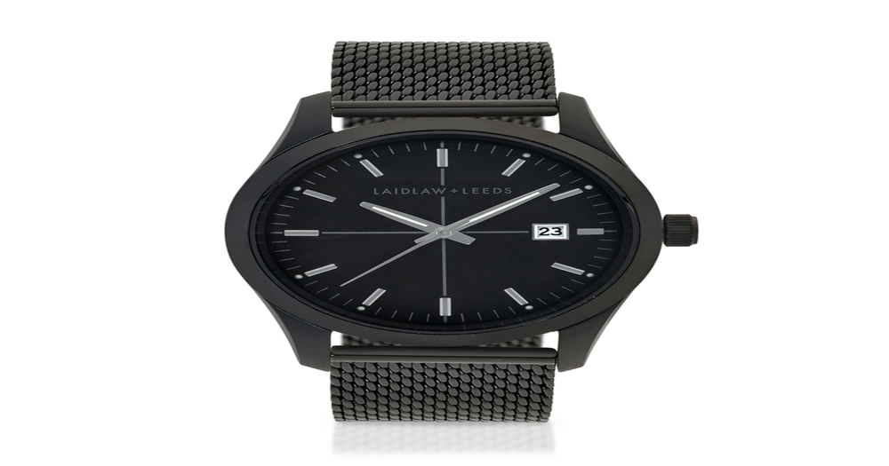 Laidlaw + Leeds Men's Casual Dress Watch A534-a in Black | Goldmark (NZ)