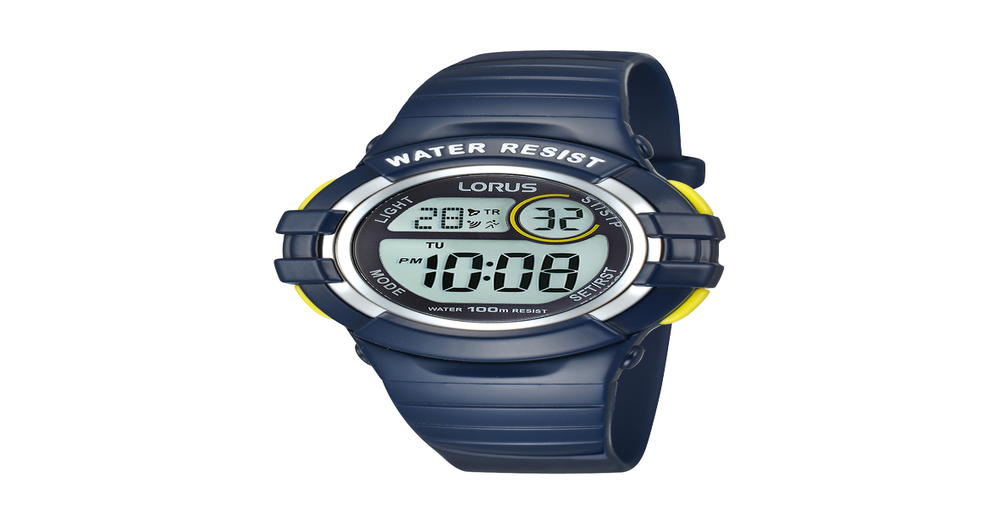 Lorus Youth Sports 100m Blue Digital-quartz Watch in Blue | Goldmark (NZ)