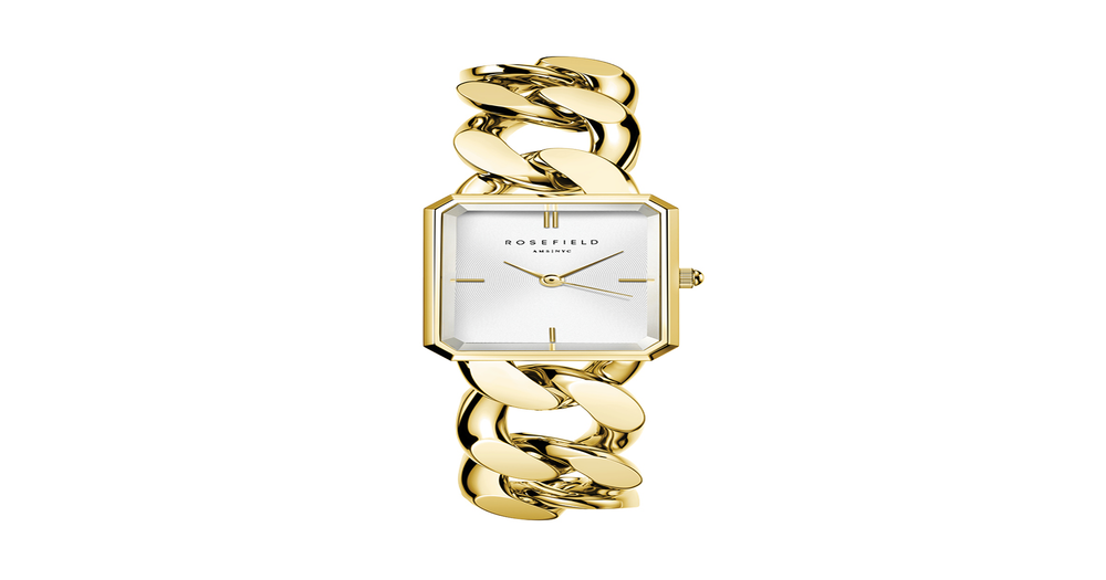 Rosefield Octagon Watch in Gold | Goldmark (NZ)