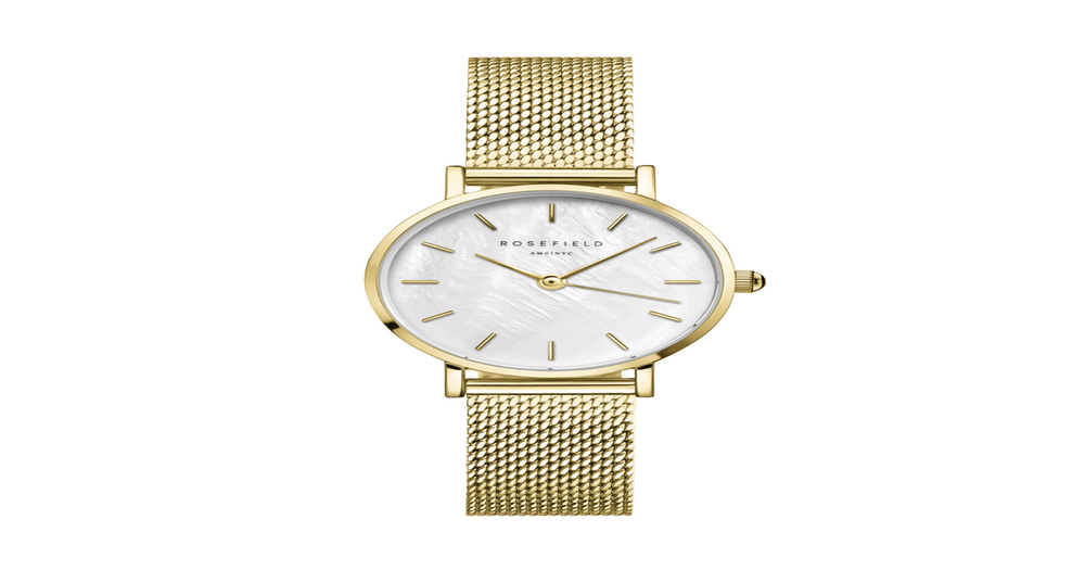 Rosefield The Small Edit Watch in Gold | Goldmark (NZ)