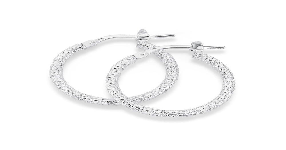 Sterling Silver 15mm Hoops | Goldmark (NZ)