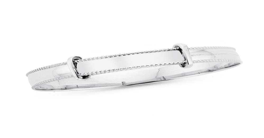 Sterling Silver Baby Expander Bangle | Goldmark (NZ)