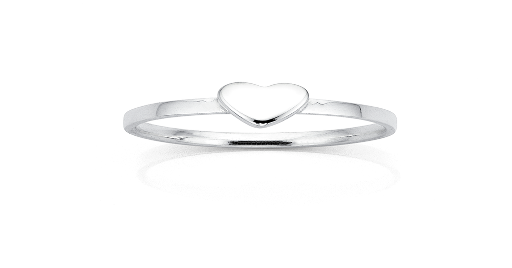 Sterling Silver Heart Ring | Goldmark (NZ)