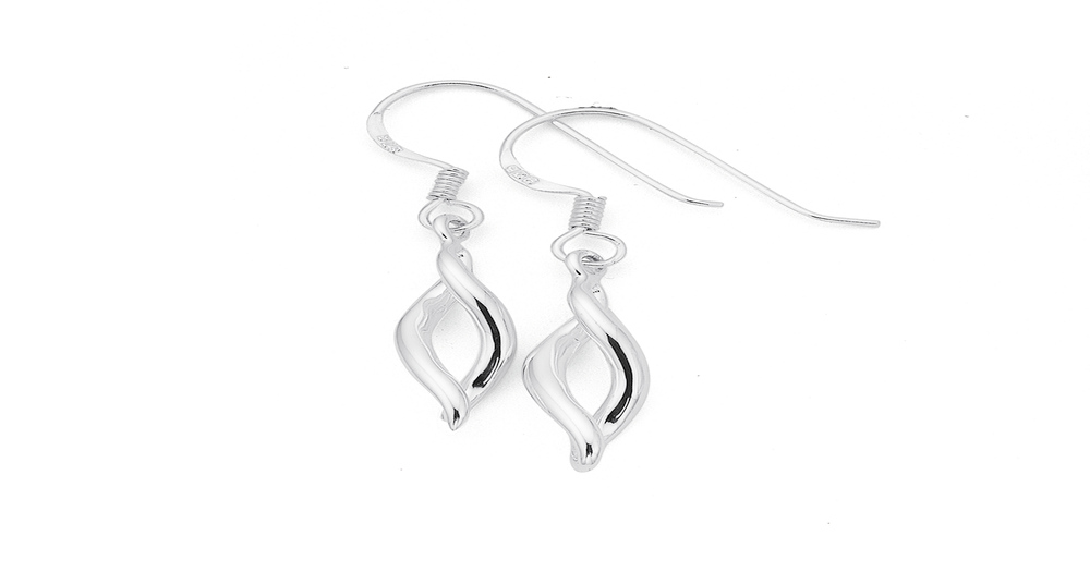 Sterling Silver Hook Drop Earrings | Goldmark (NZ)