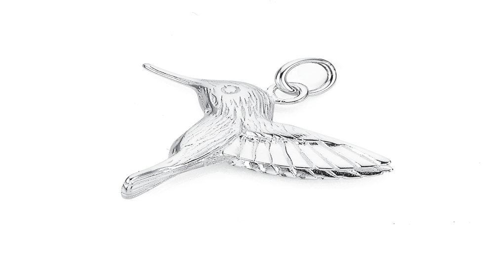 Sterling Silver Hummingbird Charm | Goldmark (NZ)