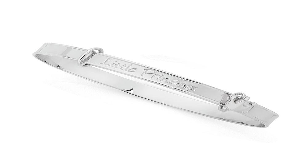 Sterling Silver Little Princess Expander Bangle | Goldmark (NZ)