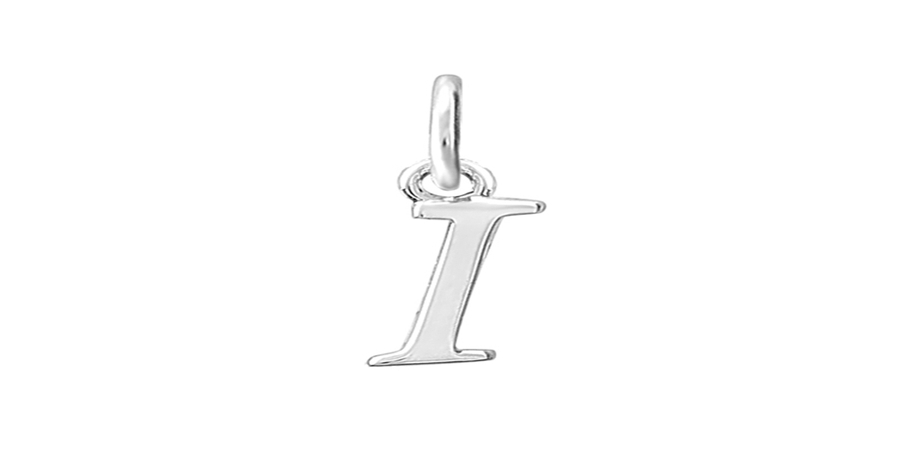 Sterling Silver Mini Letter I Pendant | Goldmark (NZ)